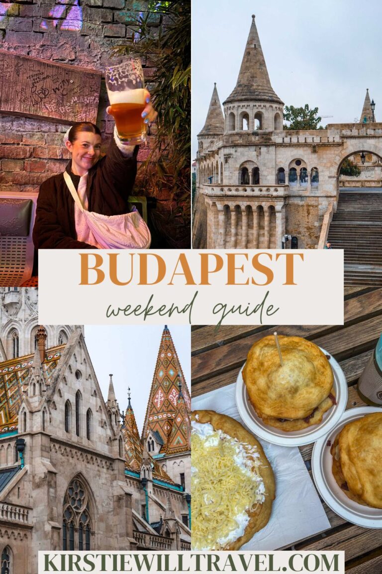 The best 3 day Budapest itinerary (Budapest weekend guide) - Kirstie ...